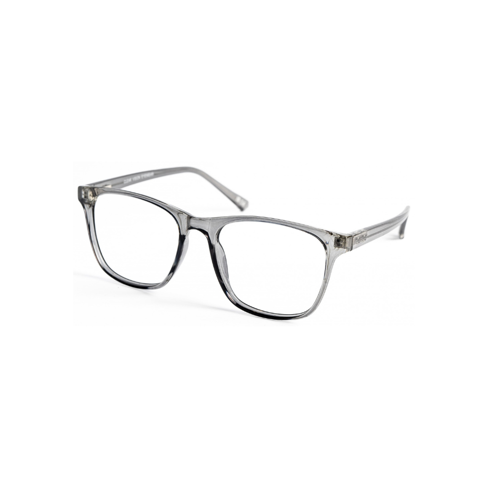 Heat HE2013 Grey Glasses | Full Rim Acetate Eyeglasses